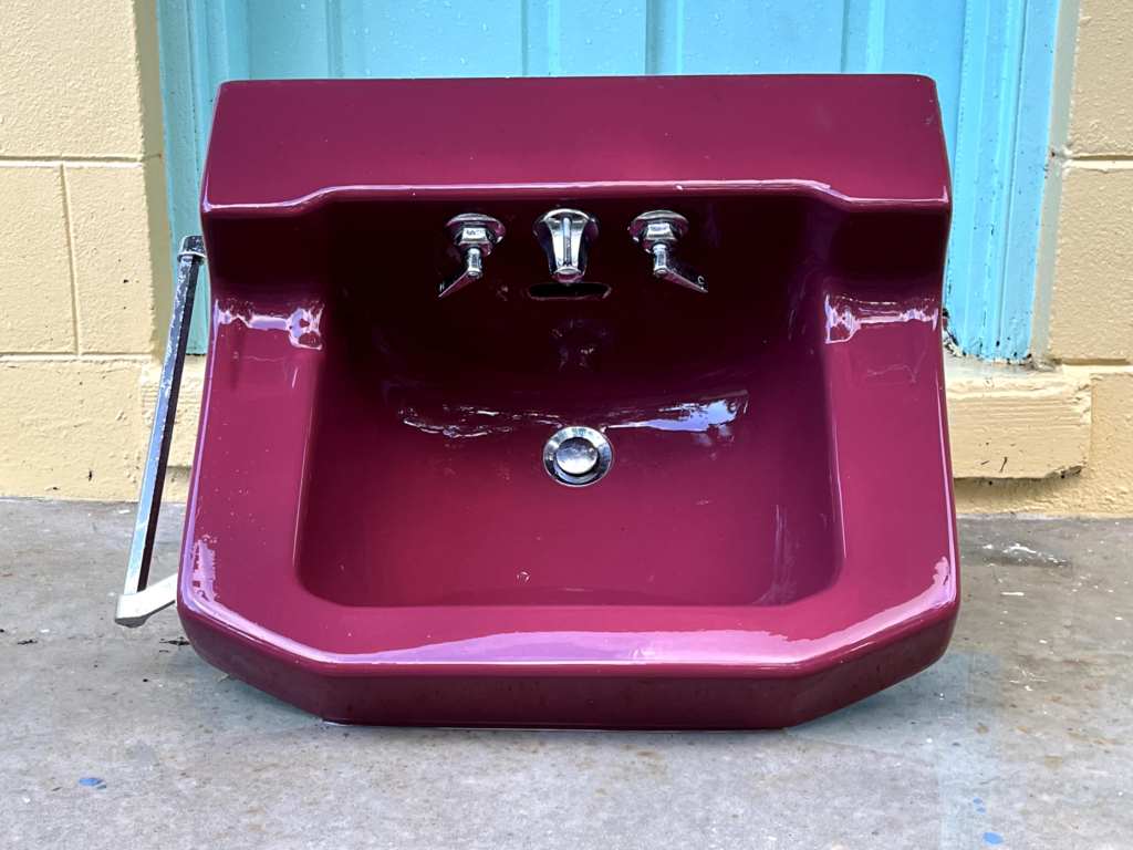 VINTAGE KOHLER WALL HUNG SINK IN ROUGE! $395 | Suncoast Vintage ...
