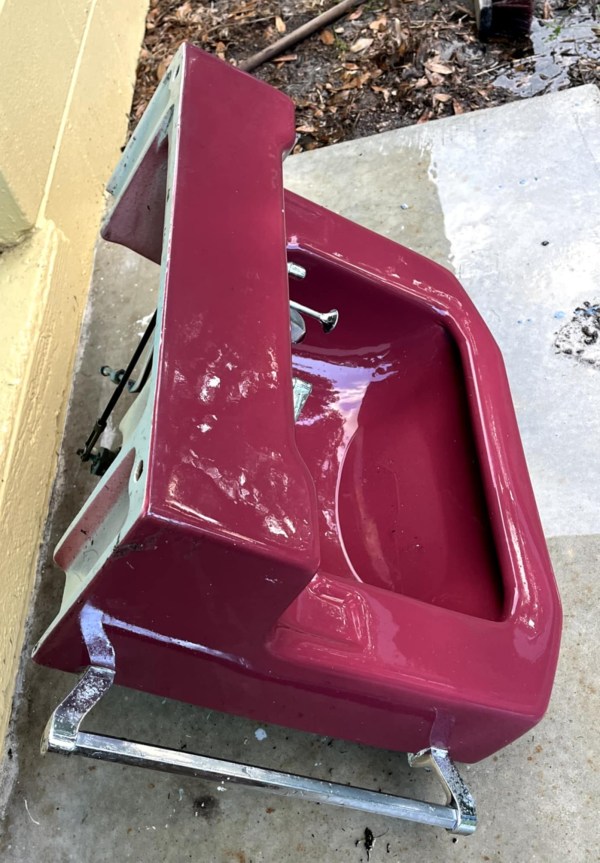 VINTAGE KOHLER WALL HUNG SINK IN ROUGE! $395 | Suncoast Vintage ...